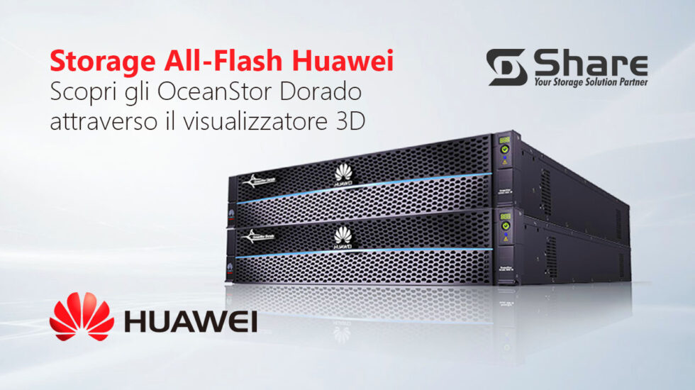 Storage All-Flash Huawei, scopri gli OceanStor Dorado in 3D